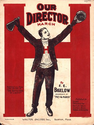 Vintage Sheet Music - Our Director March - F.E. Bigelow | eBay Australia