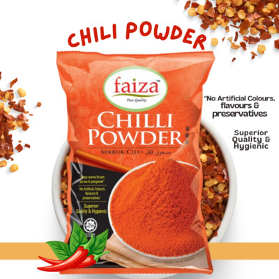 Dried Powder Chili Spice 125g Malaysia Halal Faiza X 5 Packs | eBay
