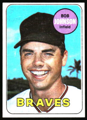 1969 Topps Bob Johnson #261 Atlanta Braves L3 | eBay