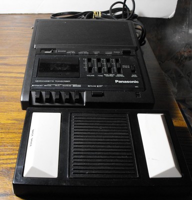 Panasonic Microcassette Desktop Transcriber with Foot Pedal - RR-930 ...