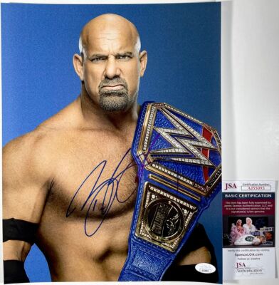 WWE Bill Goldberg Signed 11x14 Photo C Autograph WrestleMania WCW JSA ...