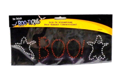 Halloween Iron On Rhinestones Sewing NEW Ghosts BOO | eBay