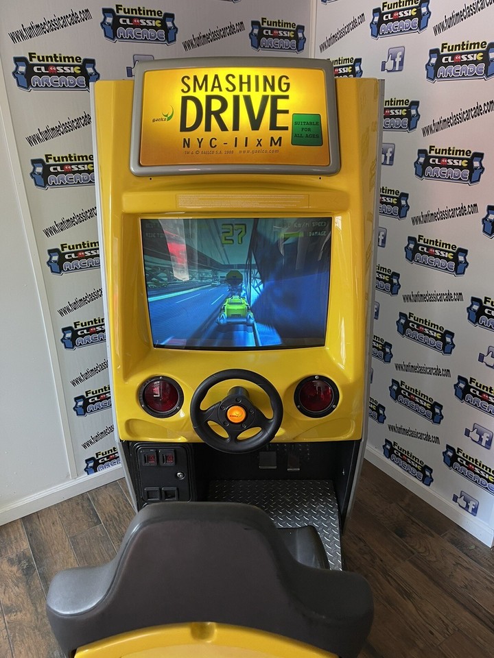 SMASHING DRIVE (Crazy Taxi) Sit Down Arcade Driving Racing Video Game ...