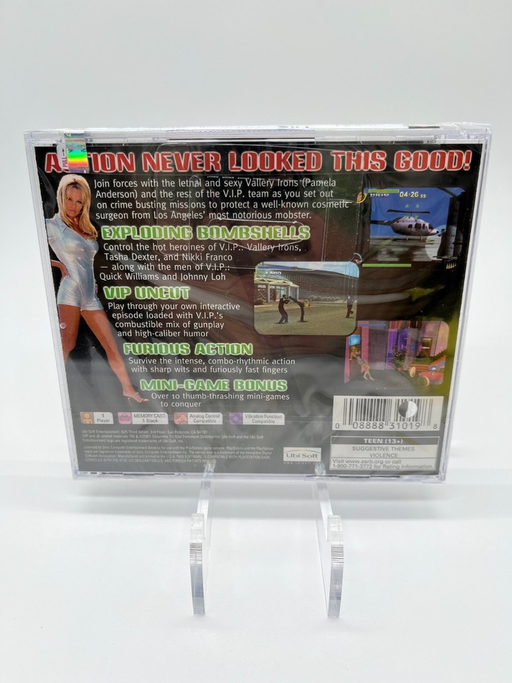 VIP Pamela Anderson BRAND NEW & FACTORY SEALED Playstation 1 PS1 Rep ...