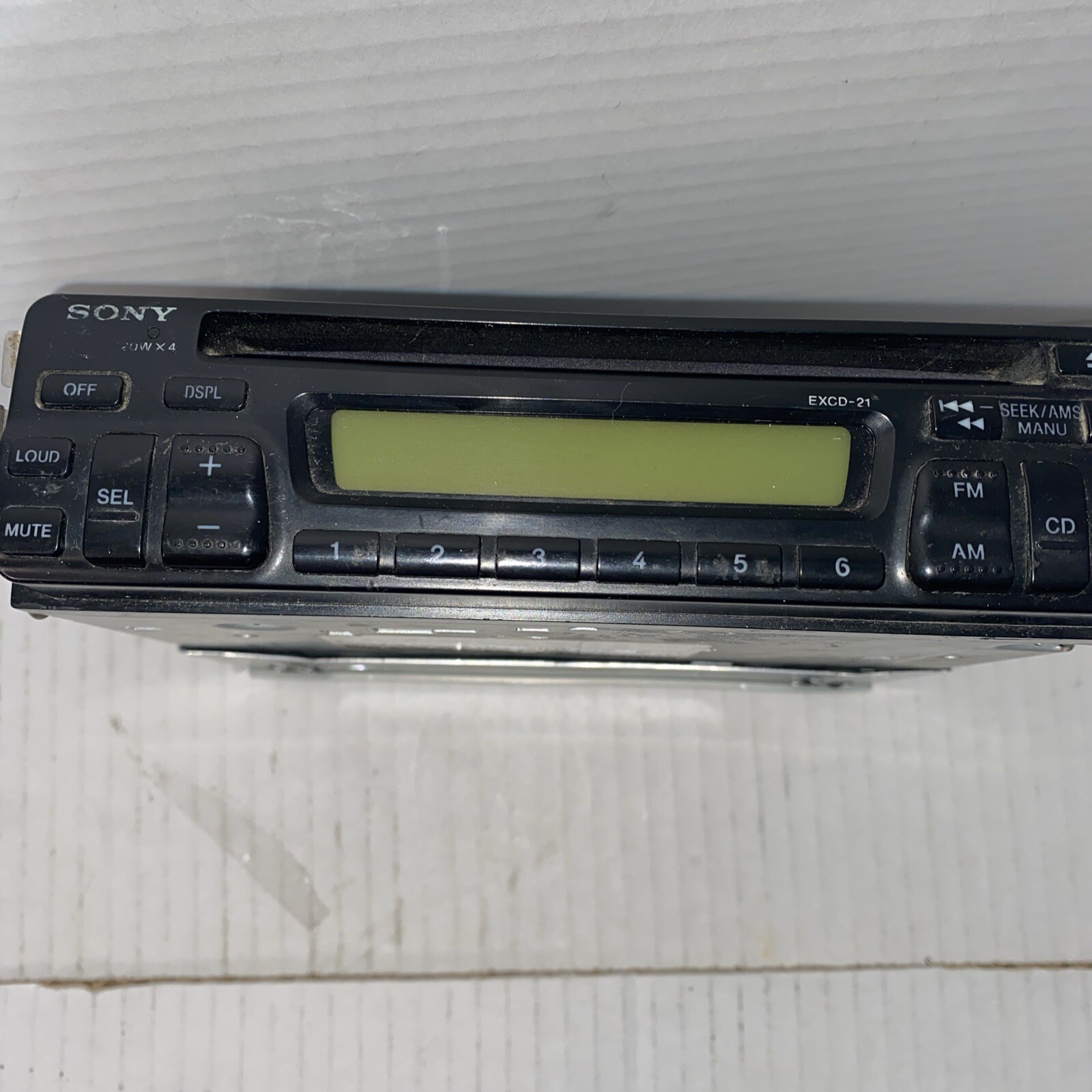 SONY EXCD-21 FM-AM Compact Disc Player | eBay