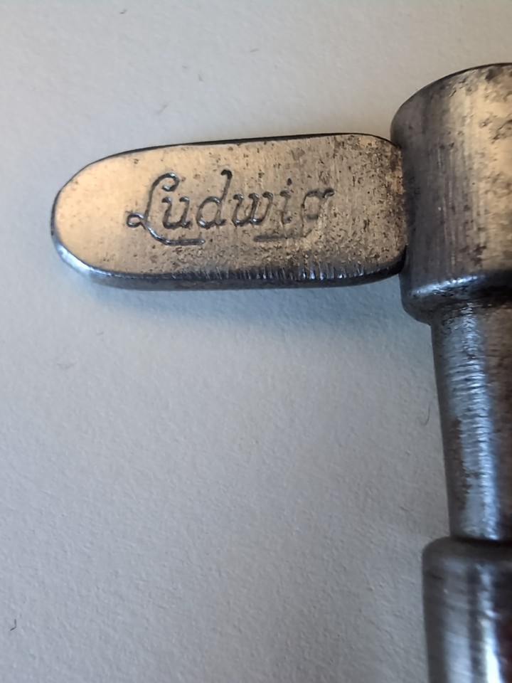 Vintage Ludwig Drum Key 50s 60s Script W/ Key Chain Hole | eBay