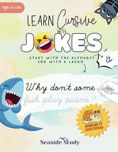 Learn Cursive With Jokes: A Fun Alphabet and Word Tracing Practice for ...