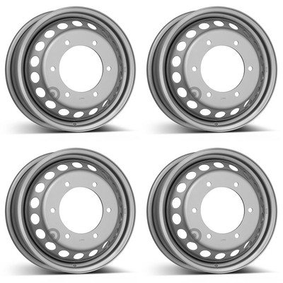 4 Steel wheels Alcar 5.5Jx16 Inch ET111 6x205 for Mercedes Benz ...