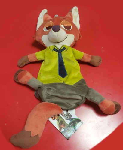 m16S Disney Zootopia Nick Wild Plush Pochette Rare New with Tag | eBay