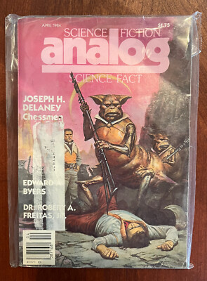 Analog Science Fiction Magazine April 1984 Short Stories Vintage 1980s ...