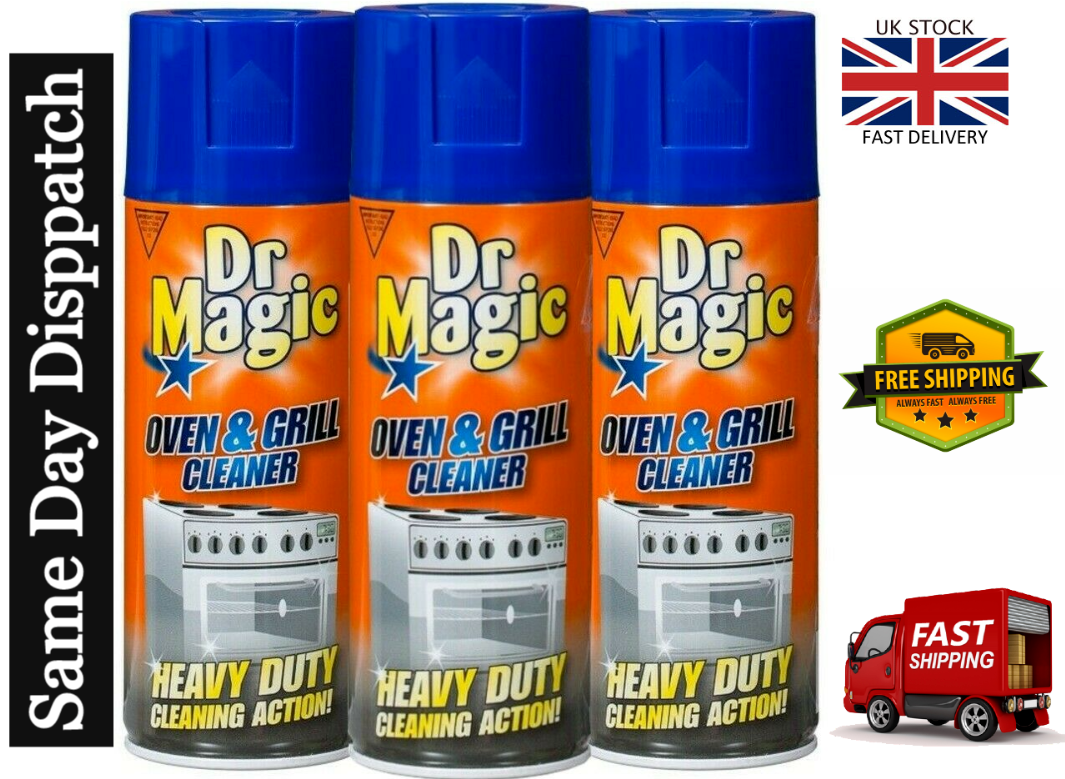 Dr Magic Oven Grill & BBQ Cleaner Heavy Duty Action Cleaning Spray ...