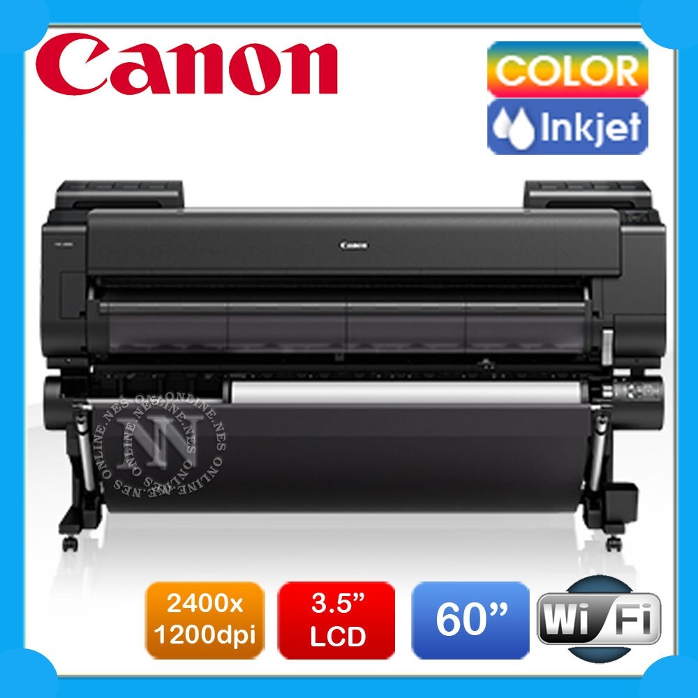 Canon imagePROGRAF Pro-6000S 60" Wi-Fi 8x Color Large Format Production ...