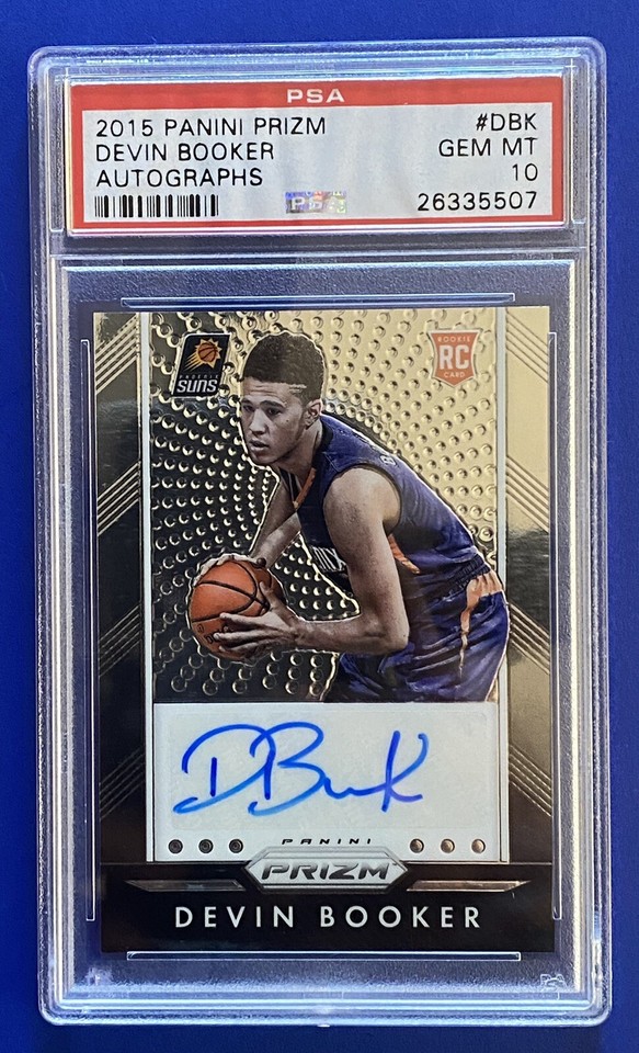 2015 DEVIN BOOKER PANINI PRIZM AUTOGRAPH #DBK GEM 10 | eBay