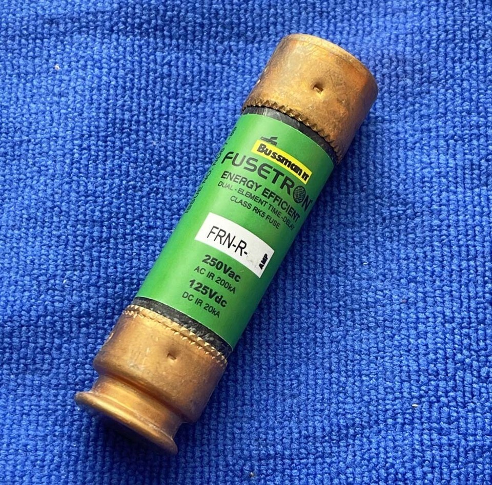 Bussmann FRN-R-6 FRN-R-6A ( 6 Amp ) 250Vac DUAL-ELEMENT TIME-DELAY RK5 ...