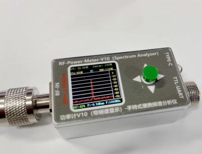 RF Power Meter V10 Handheld Spectrum Analyzer with Spectrum Display ...