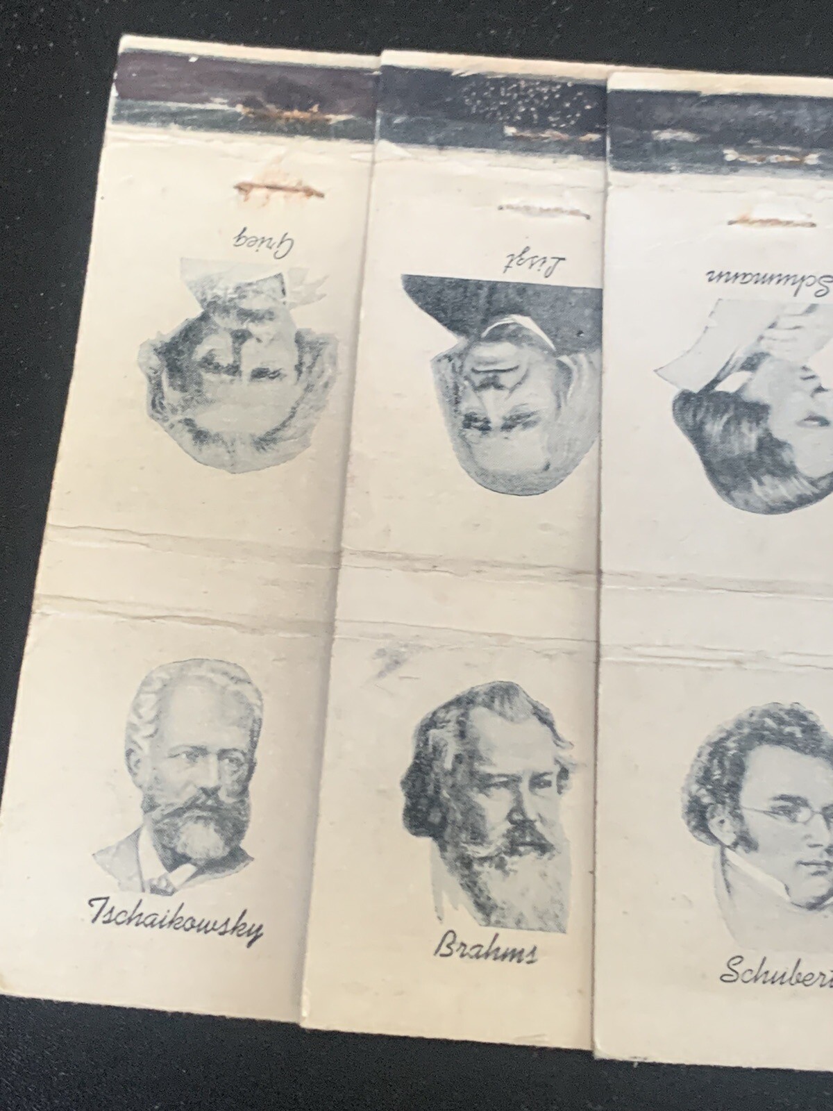 Vintage Matchbook Lot: “Famous Classical Music Composers” | eBay