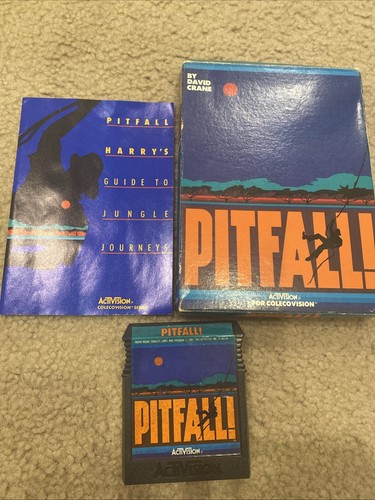 Pitfall Game for Colecovision Console - In Box Great Shape Tested WORKS ...