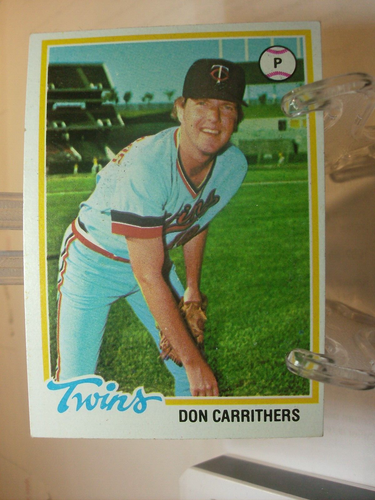 1978 Topps Baseball Card ##113 Don Carrithers (80671) | eBay