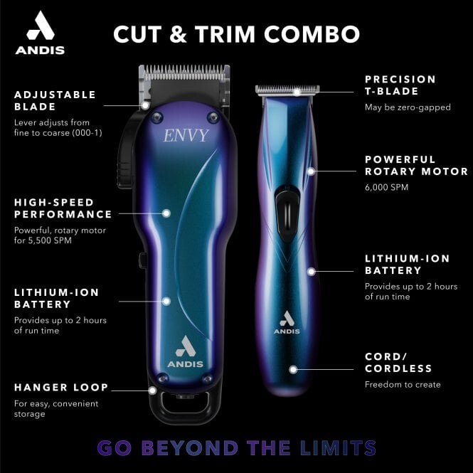 Andis Slimline Pro Li (D8) & Neid ( Lcl ) Galaxy Schnitt Rand Kombo | eBay
