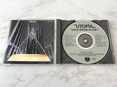 Utopia Oops Wrong Planet CD ORIGINAL JAPAN PRESS! Bearsville CDP-280231 RARE OOP | eBay