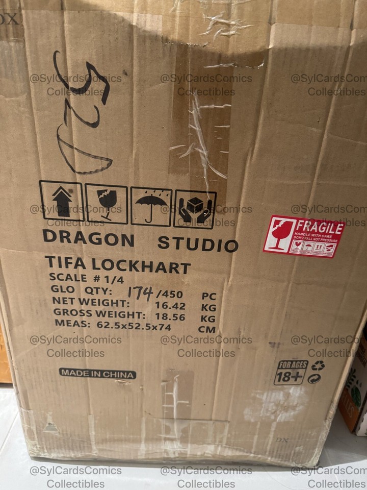 Dragon Studio 1/4Scale FF7 Tifa DX Ver Resin Model Painted Statue ship ...