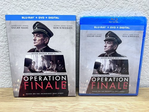 Operation Finale Blu-ray+DVD w/Slipcover Ben Kingsley Oscar Isaac ...