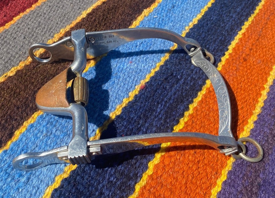 HORSE BIT - Hooded Roller / Salinas - Slobber Bar - SLIESTER Bit Co ...