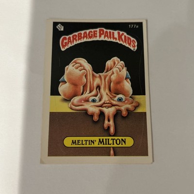 1986 Topps Garbage Pail Kids Sticker Card 177A Meltin' Milton | eBay