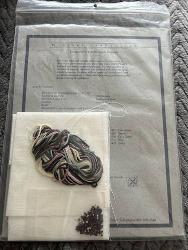 New Shepherd’s Bush WINTERTIDE SAMPLER Angels Whisper Tree Cross Stitch ...