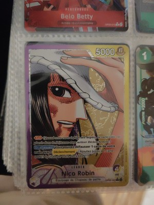 OP09-062 Nico Robin Leader Alt Art One Piece TCG FR | eBay