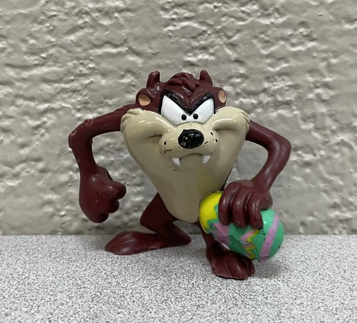LOONEY TUNES TAZ 3" PVC EASTER EGG 1999 WARNER BROS STORE TASMANIAN ...