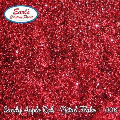 25g Candy Apple Red metal flake paint standard size 0.008" metalflake ...