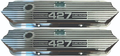 Ford FE 427 Cubic Inches Tall Polished Valve Covers - Long Plate ...