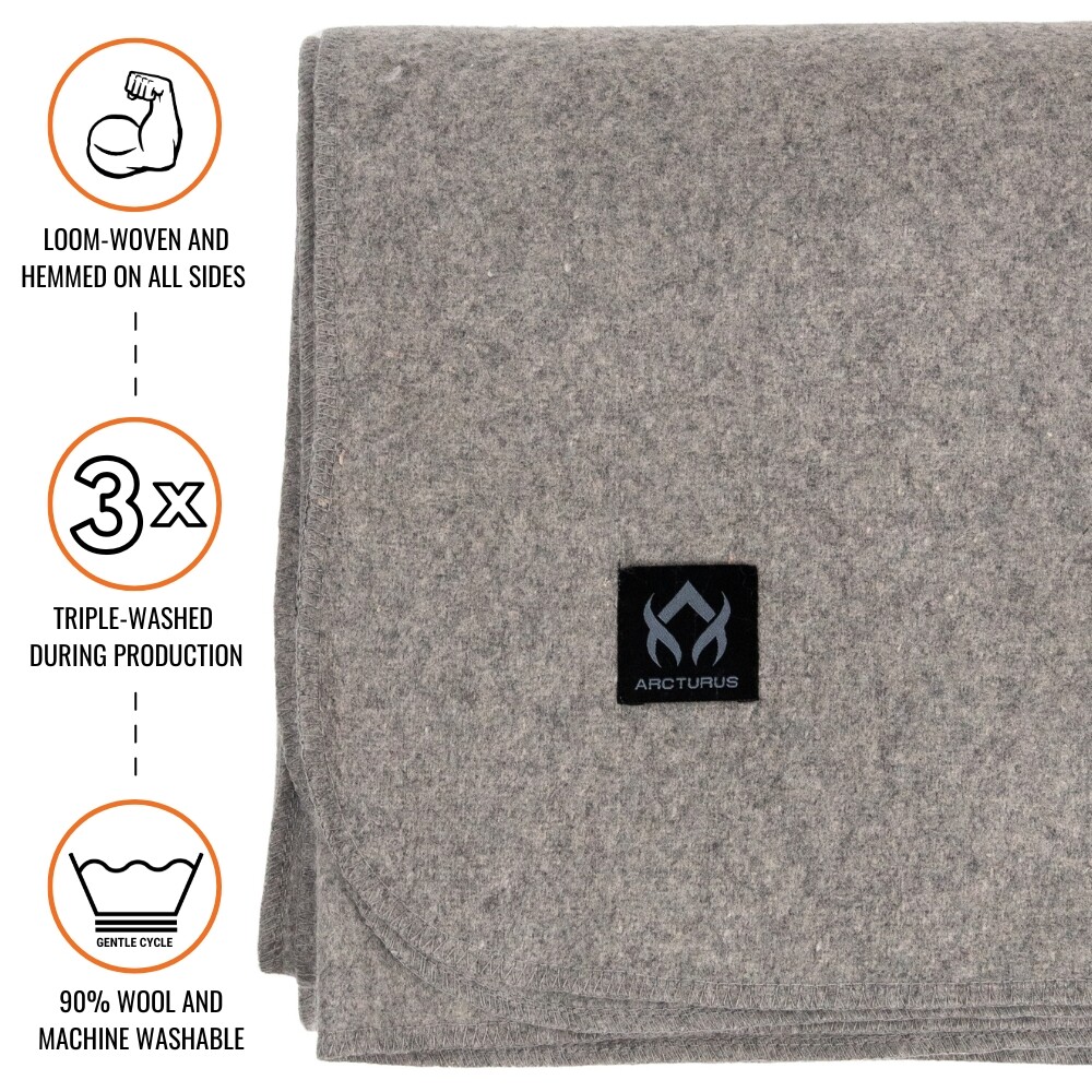 Arcturus Lake Tahoe King Wool Blanket - 90" x 108" | eBay