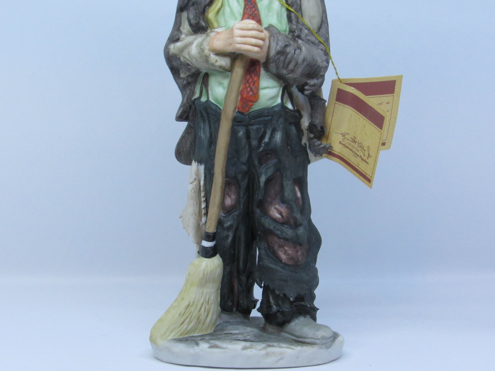 Emmett Kelly Jr. Limited Edition Porcelain Clown "Sweeping Up" | eBay