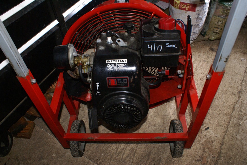 SUPER VAC Positive Pressure Ventilation PPV FAN Smoke Ejector GAS WIND ...