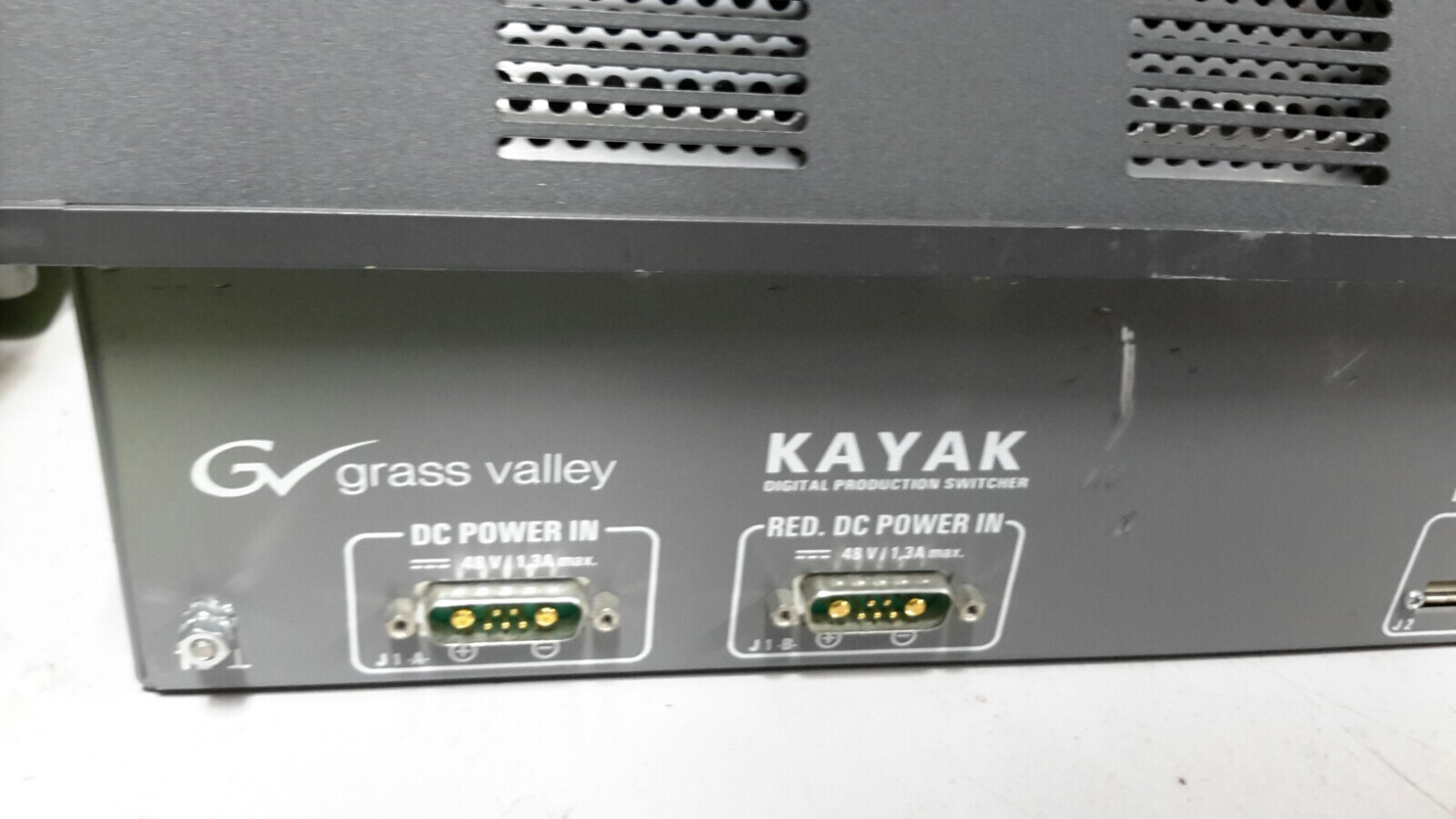 Grass Valley Kayak 2ME CP RC4000 Digital Production Switcher / NO POWER ...