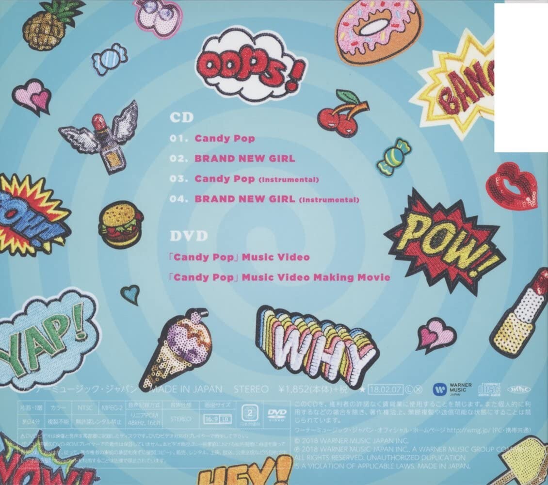 TWICE Candy Pop First Limited Edition Type A CD DVD Japan WPZL-31403 4943674276462| eBay