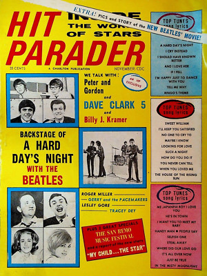 Hit Parader Magazine November 1964 The Beatles Dave Clark 5 Lesley Gore ...