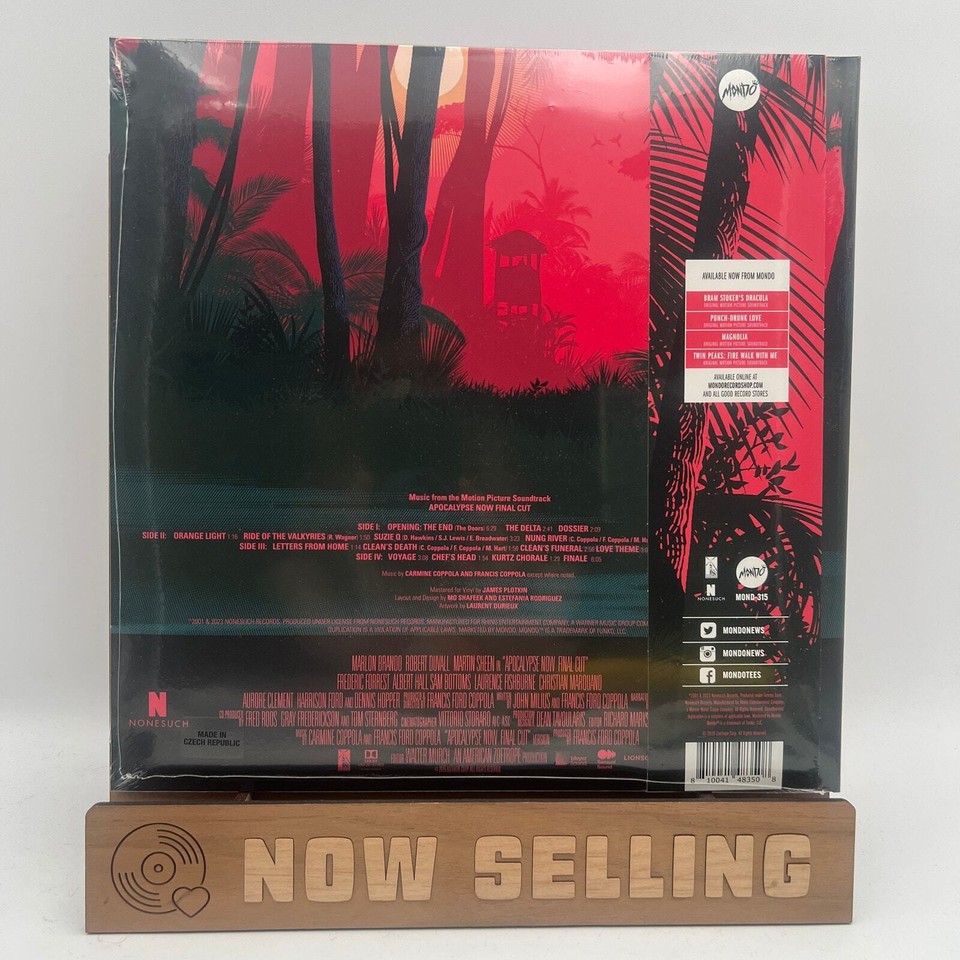 Apocalypse Now Final Cut Soundtrack Vinyl LP Reissue Mondo Exclusive ...
