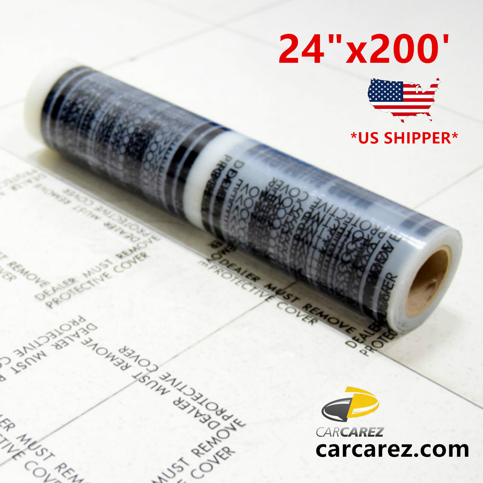 Carcarez Auto Car Carpet Floor Mat Self Adhesive Protective Film 24 ...