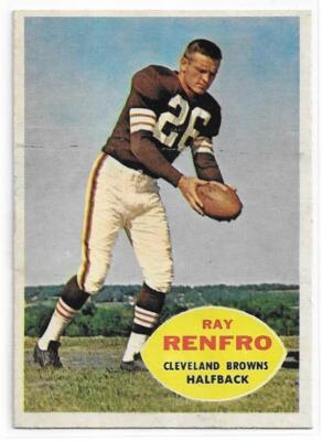 RAY RENFRO 1960 Topps Football card #26 Cleveland Browns VG+ | eBay