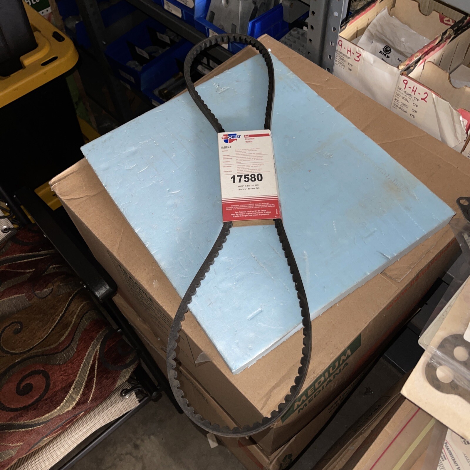 CARQUEST V-BELT 17/32” x 58-1/4” OR 13mm x 1481mm OC;P/N 17580. | eBay