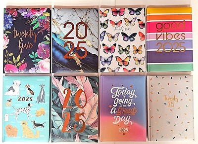 2025 A5 Diary Week to View Tallon Diaries Full Year Calendar Planner | eBay