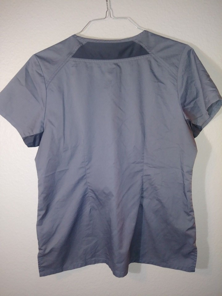 scrubs top women L Gray | eBay