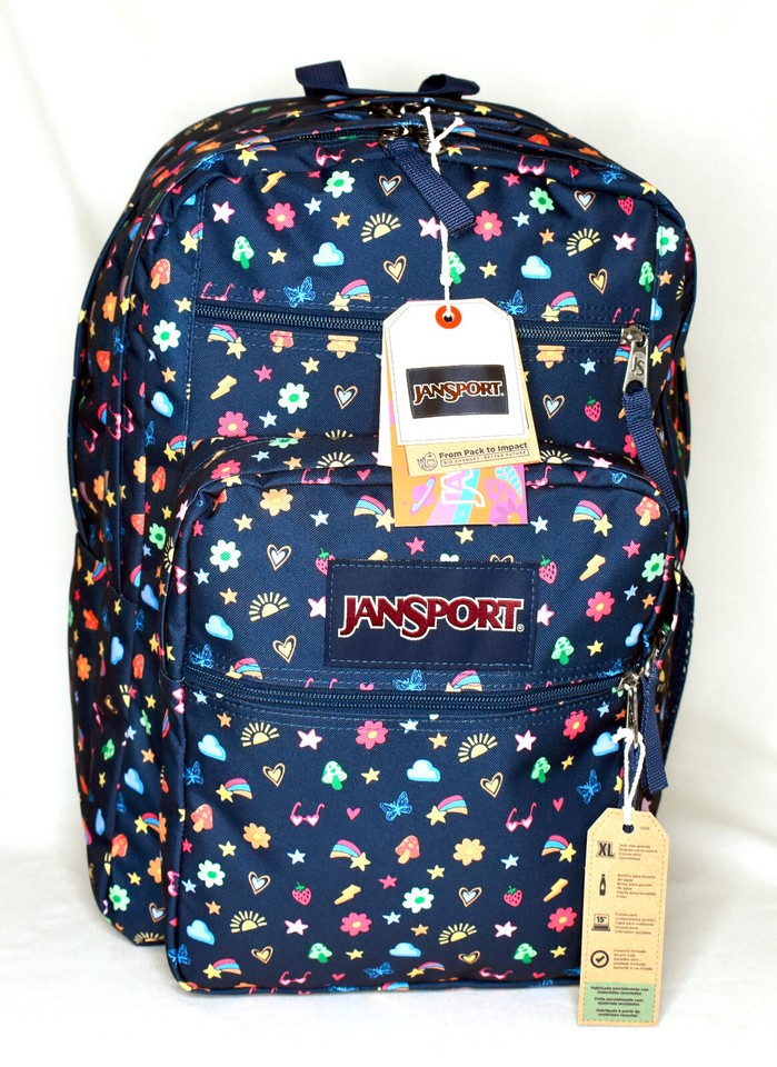 New JanSport Big Student Laptop Backpack -- Slice of Fun | eBay