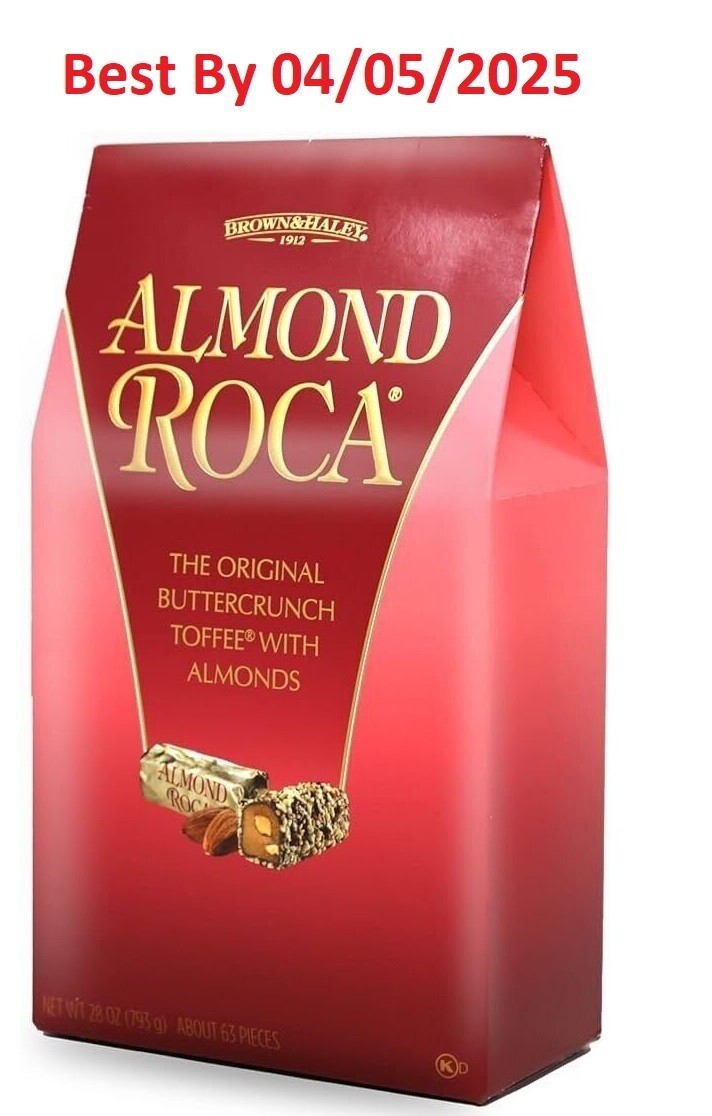 Brown & Halley Almond Roca Buttercrunch Toffee w/ Almonds 28 Oz | eBay