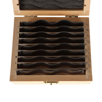 9 Pair 1/8" Wavy Parallel Set .0002'' Harden Steel 1/2 to 1-1/2 Gages ...