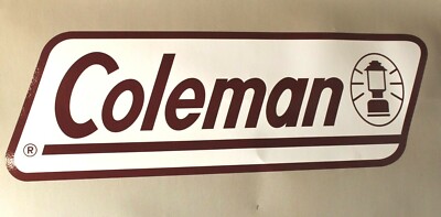 COLEMAN NAME / LANTERN LOGO WORD DECAL GRAPHICS LARGE FRONT by DUTCHMEN ...