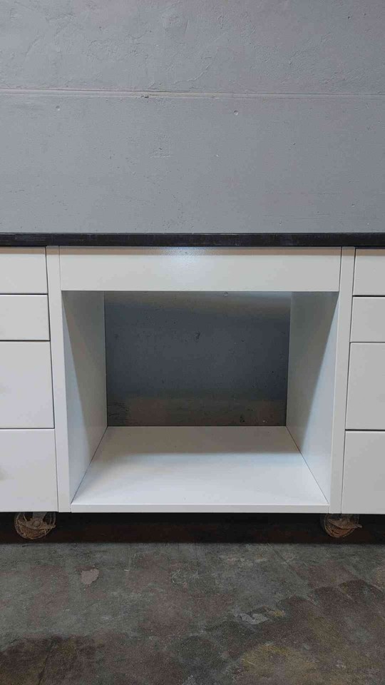 5'x30" Rolling Lab Casework Bench White (2152AA)(2152AA) | eBay